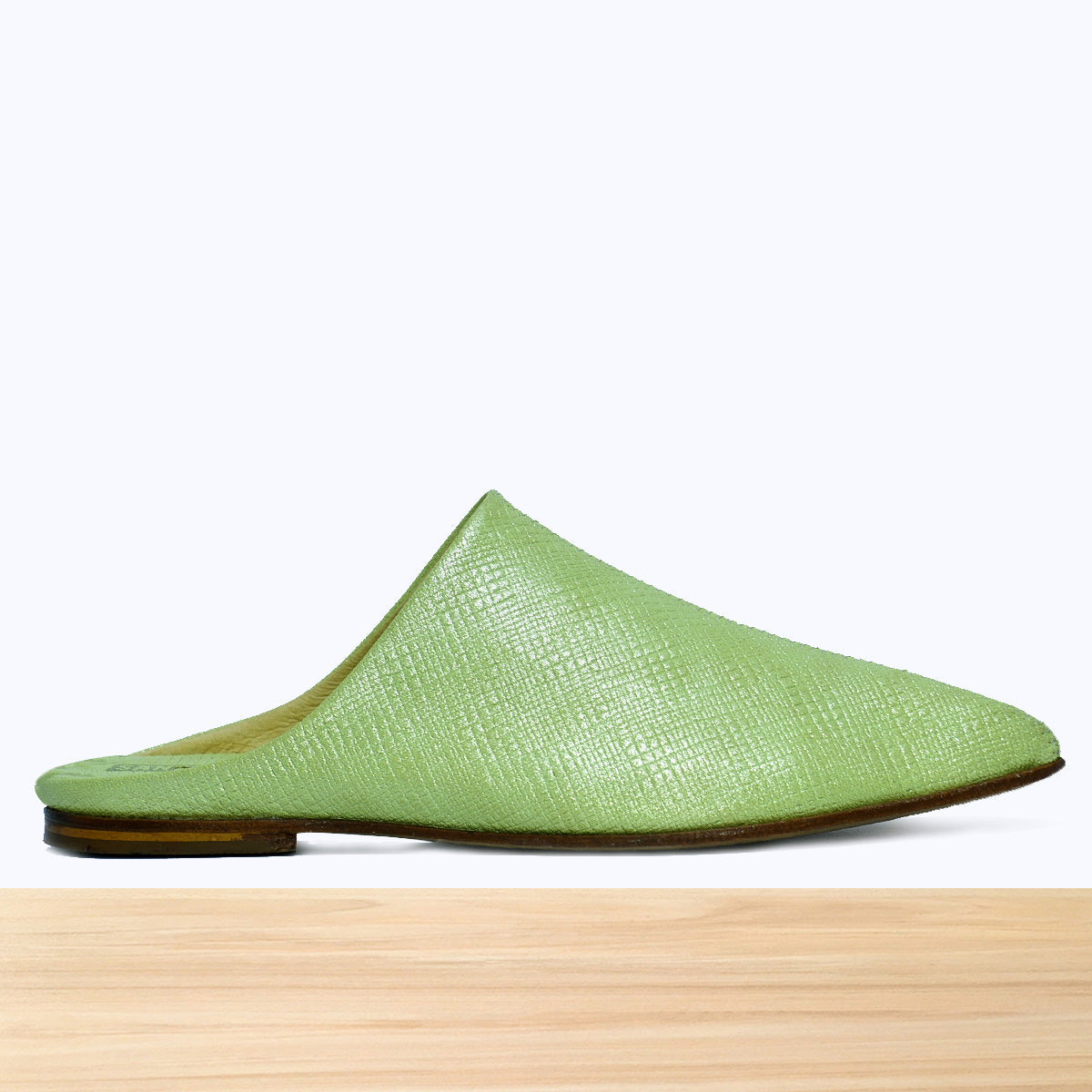 Belgha Babouche Femme vert pistache Ramadan | Maroc – SANTIAGO®