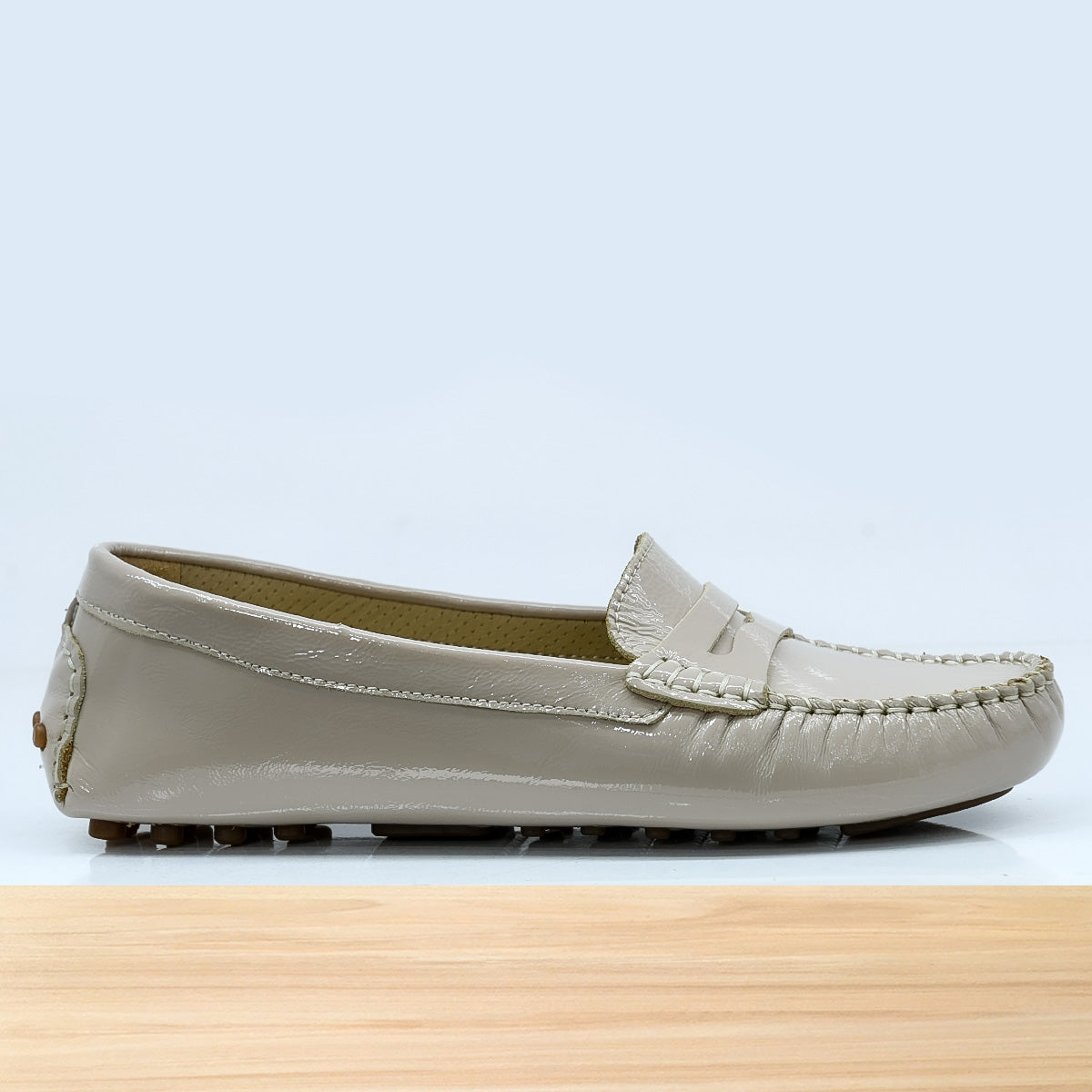 528F Clara en Cuir Cream-v2 – SANTIAGO®